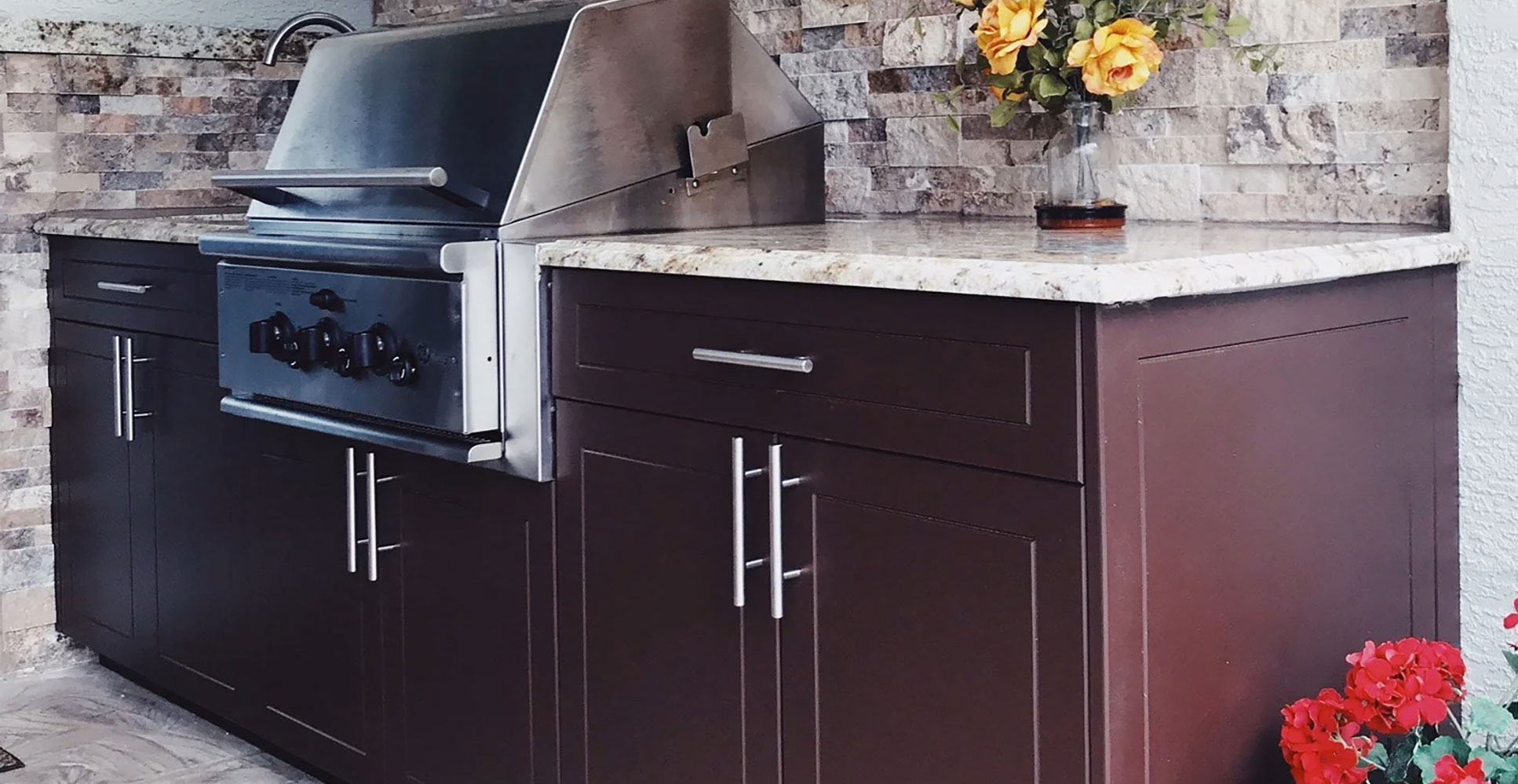 Outdoor Kitchen Upgrade in Lakewood Ranch - American Outdoor Cabinets 1